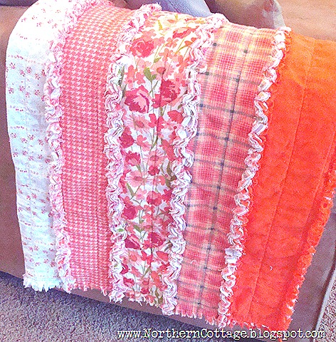 Cherished Treasures: My Flannel Rag Quilt
